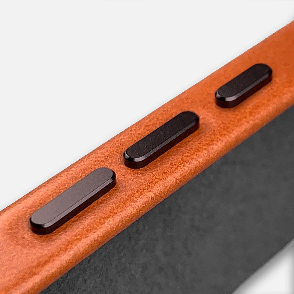 Full Leather Case - Whiskey - MagSafe iPhone 16 Pro Max by Keyway Designs
