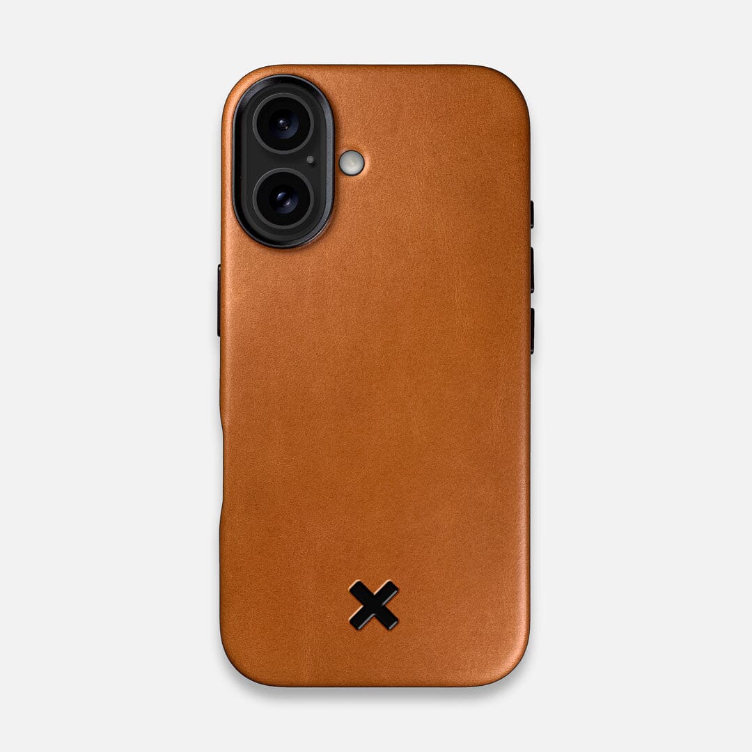 Full Leather Case - Whiskey - MagSafe iPhone 16 by Keyway Designs